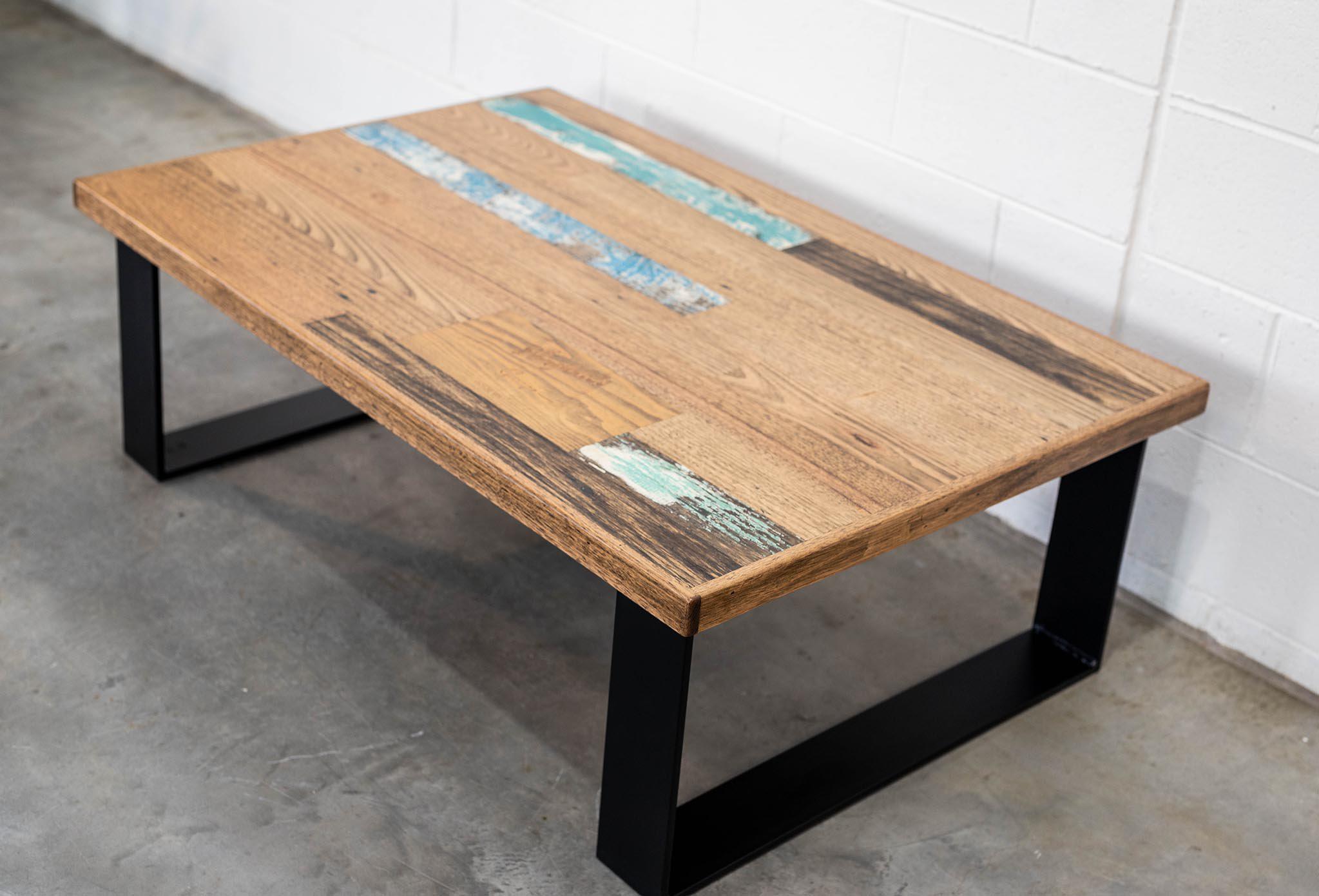 “Archie” Recycled Timber Coffee Table – ND Recycled Timber Furniture
