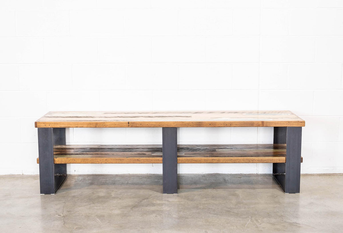 Timber TV Unit - Split Level Style – ND Recycled Timber Furniture