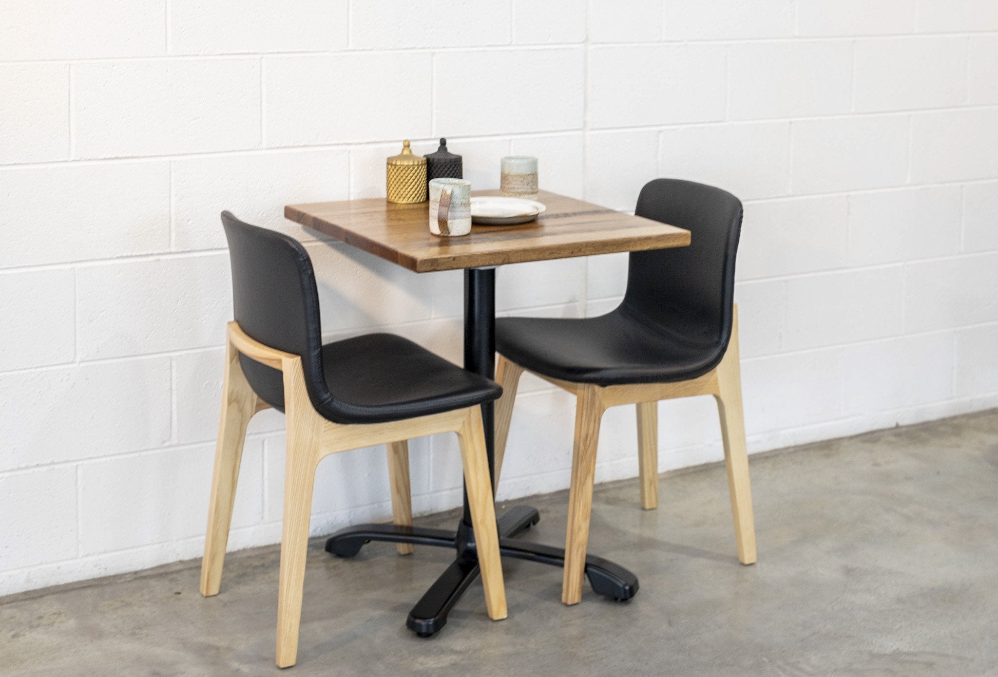 “Cooper” Cafe Table Top – ND Recycled Timber Furniture